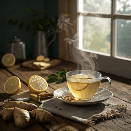 Lemon Ginger Green Tea Recipe | Refreshing Tea Ideas
