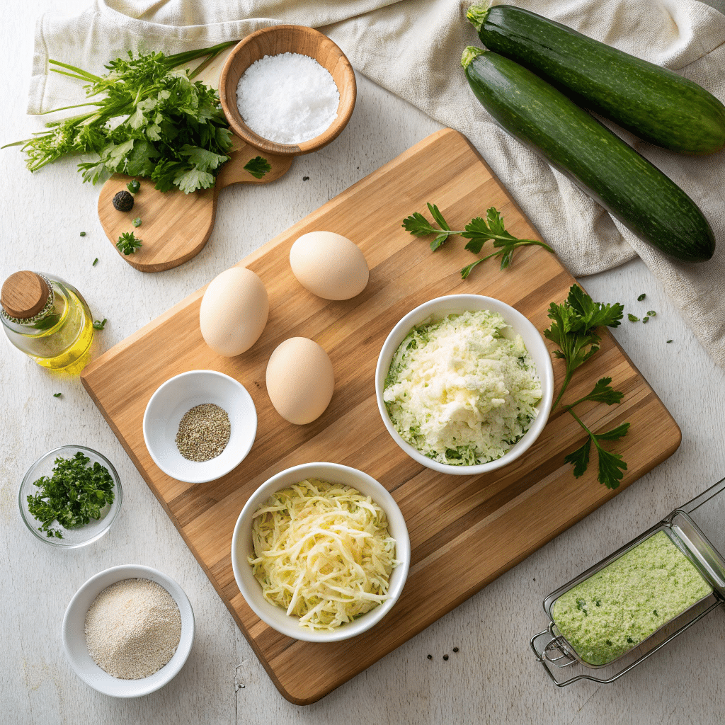 Cheesy Keto Zucchini Fritters Recipe | Crispy Low Carb Snack