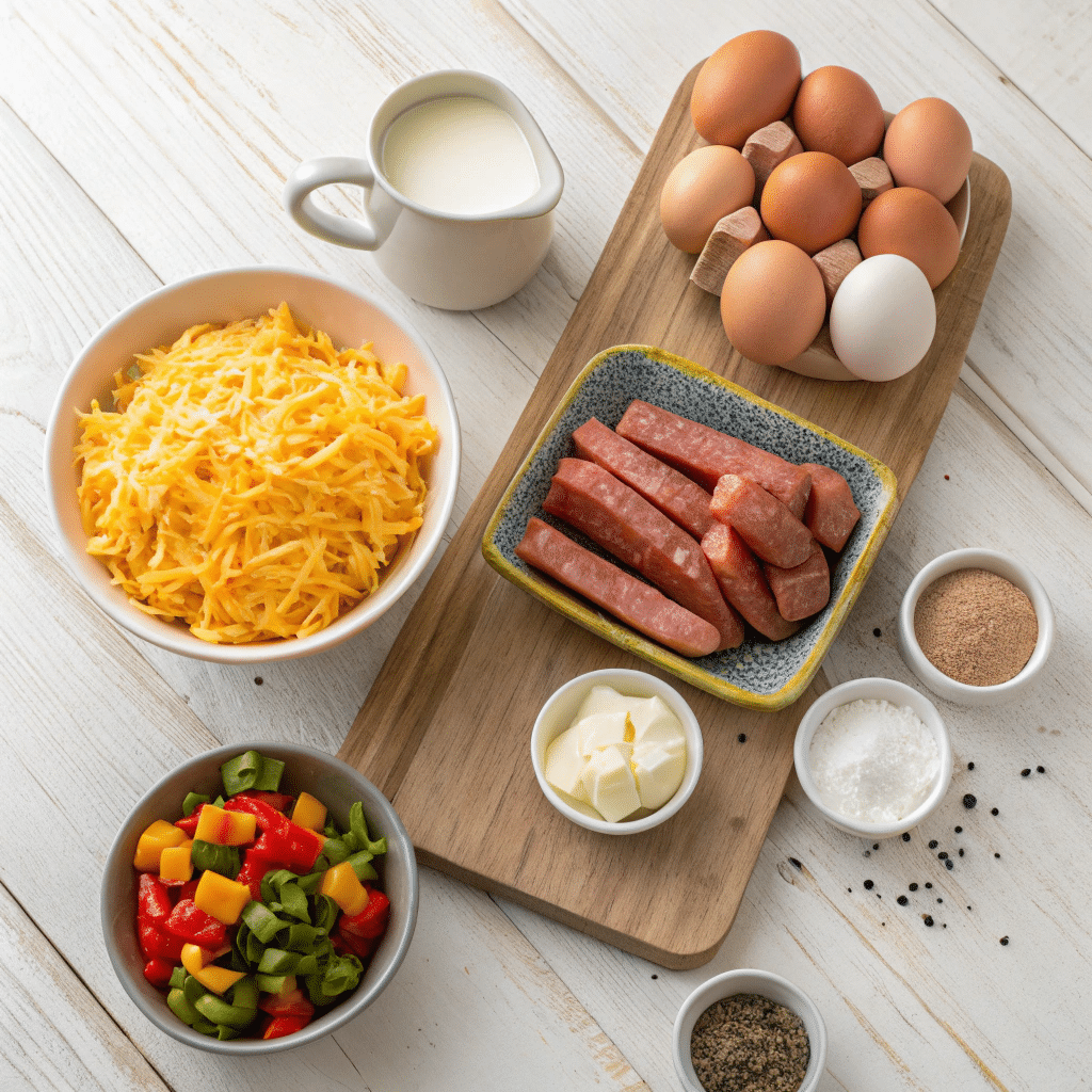 Keto Breakfast Casserole with Sausage | Easy Low Carb Breakfast