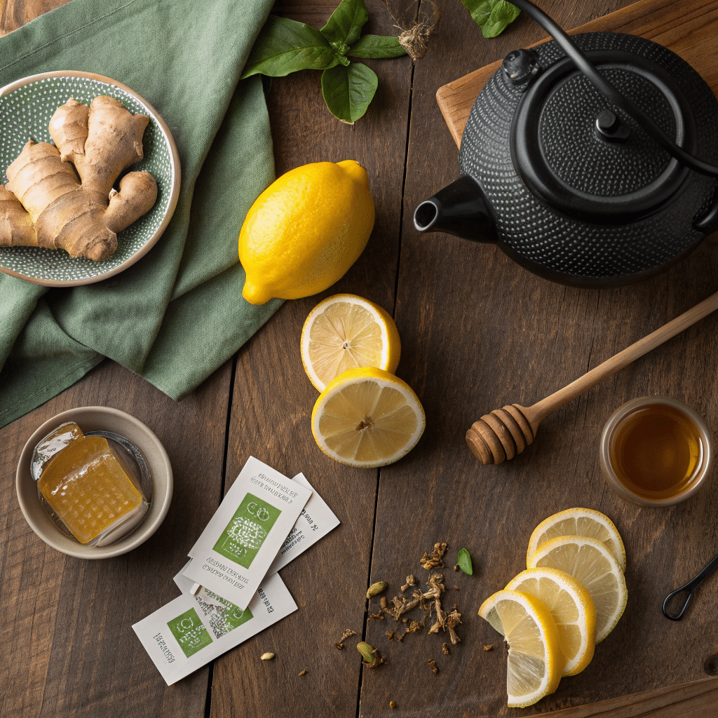 Lemon Ginger Green Tea Recipe | Refreshing Tea Ideas