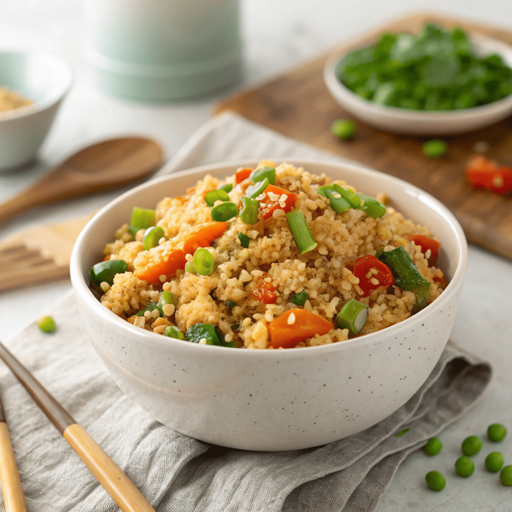 Keto Cauliflower Fried Rice | Easy Low-Carb Dinner