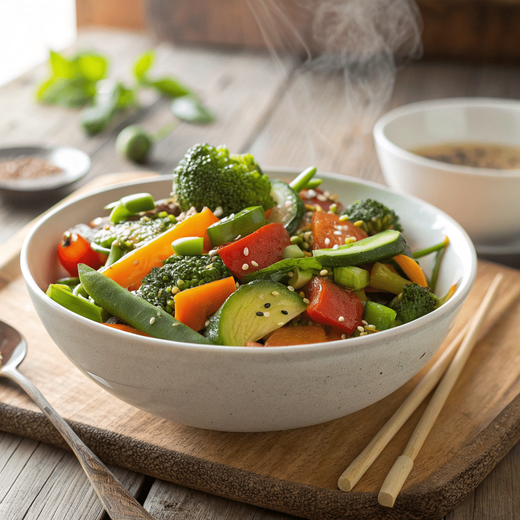 low-calorie vegetable stir fry