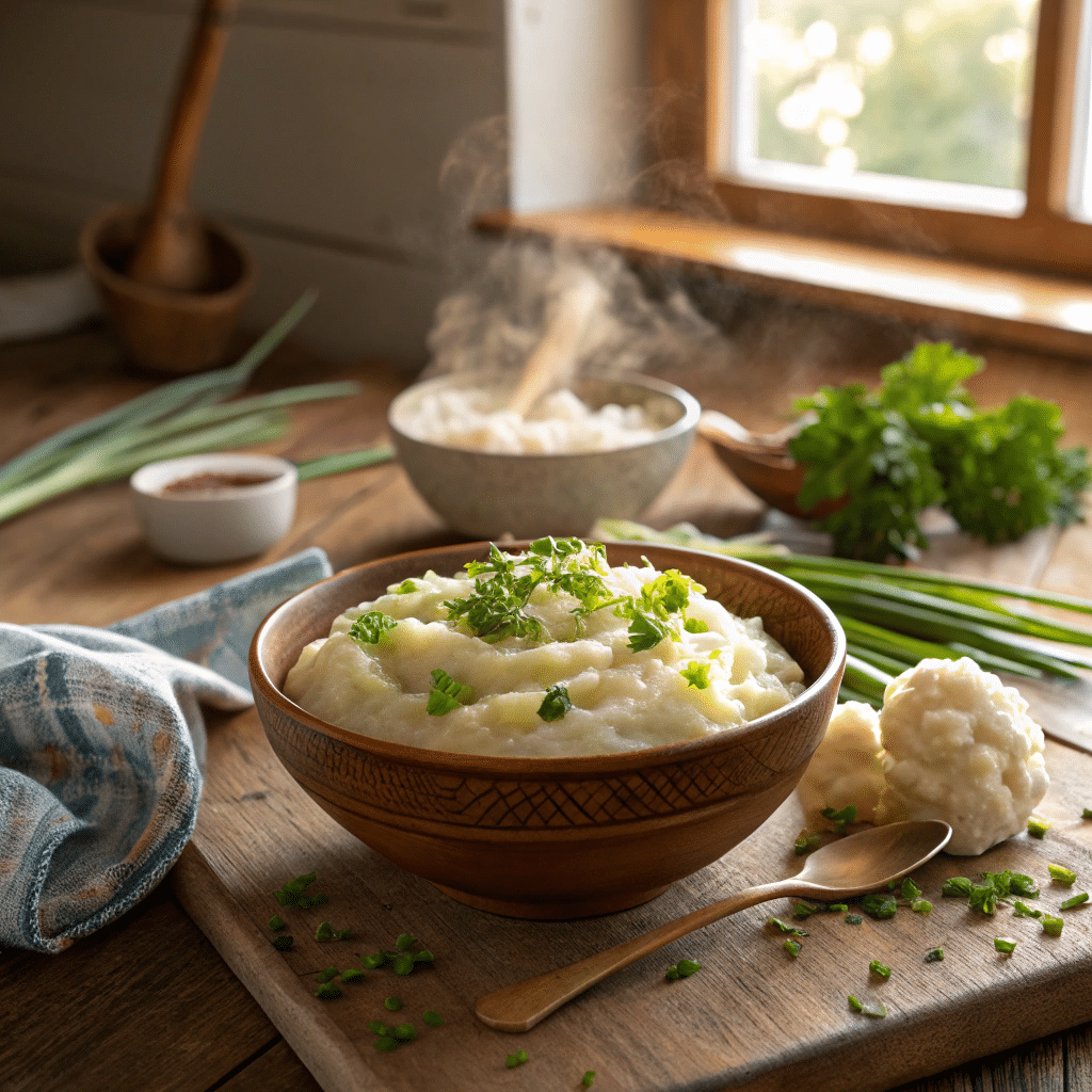 Cauliflower and Leek Mash Low-Calorie Recipe
