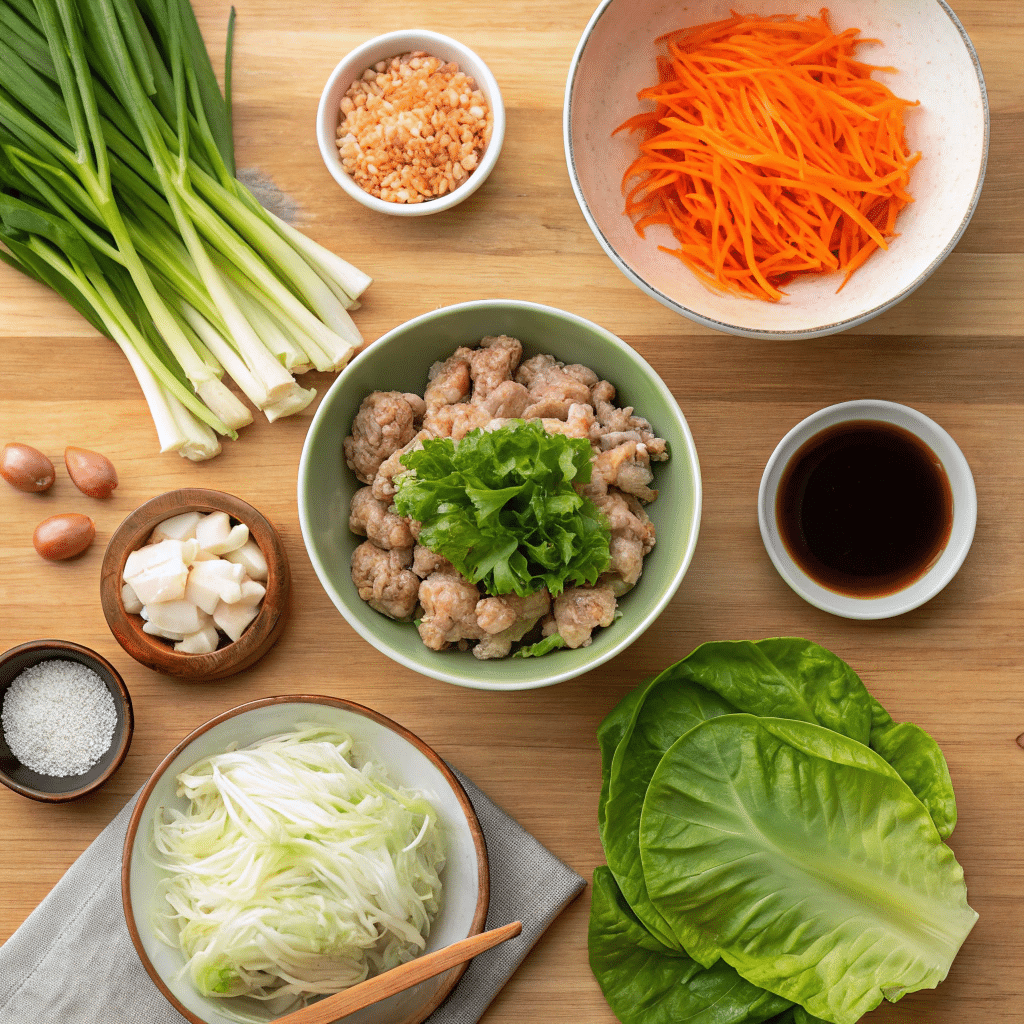 Low-Calorie Asian Lettuce Wraps Recipe