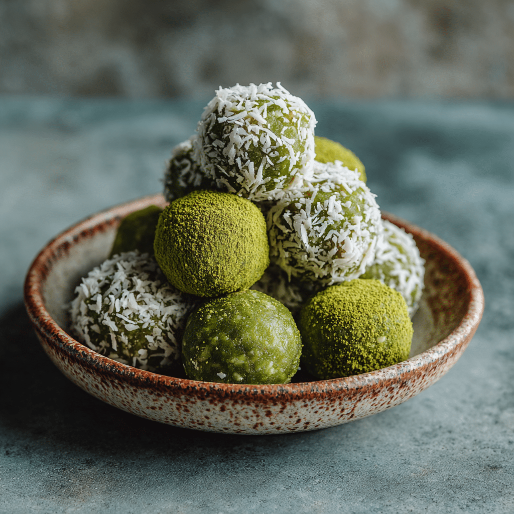 Matcha Coconut Energy Balls – Easy No-Bake Protein Snack
