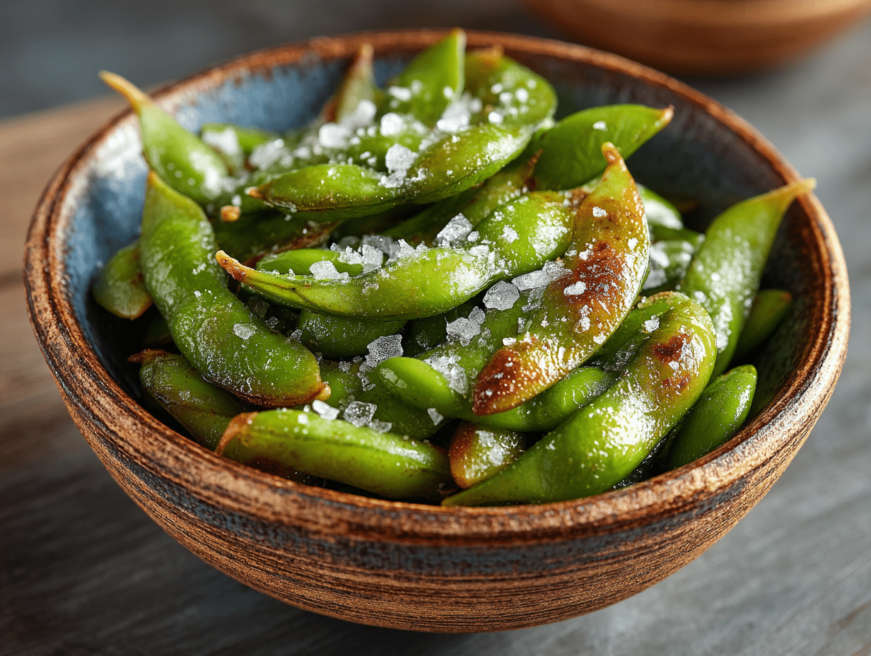 Roasted Edamame With Sea Salt – Easy Savory Snack Recipe