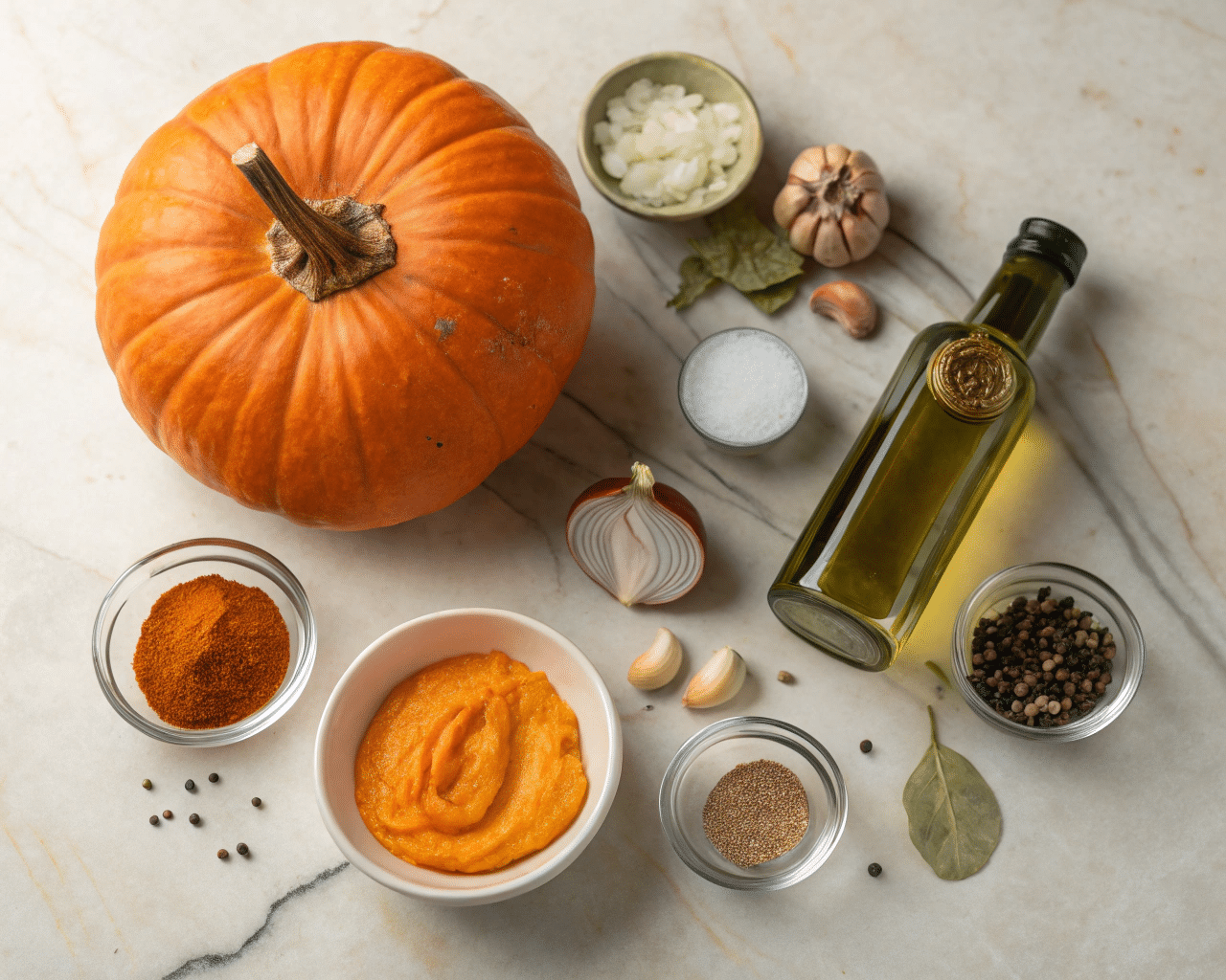 Light Roasted Pumpkin Puree Bowl (Easy & Creamy)