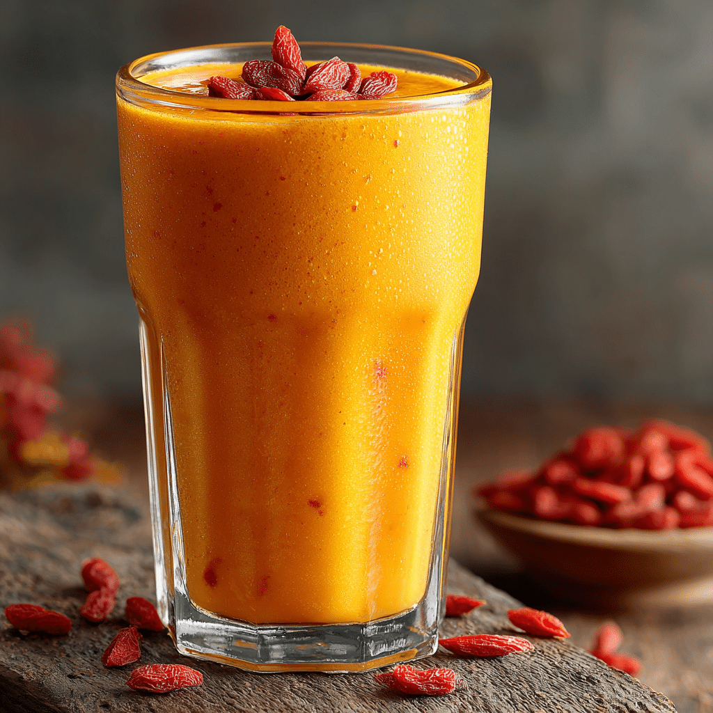Goji Berry Mango Smoothie (Healthy & Refreshing)