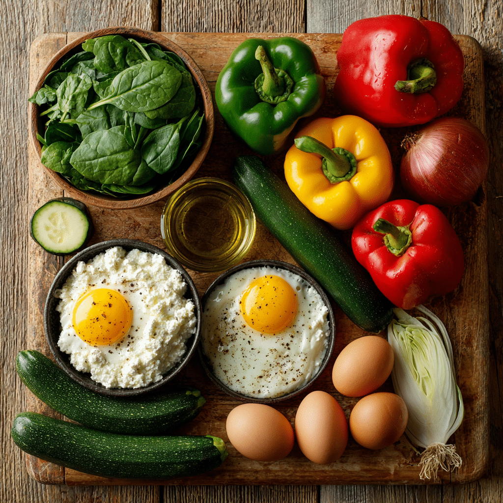 Low-Cal Veggie Egg Bake Recipe | Healthy Breakfast Ideas