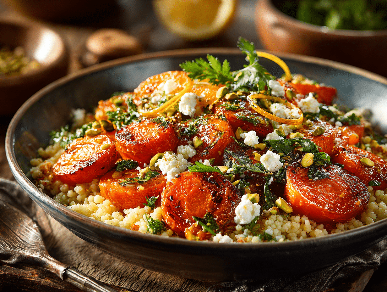 Bistro Roasted Carrot Couscous Recipe