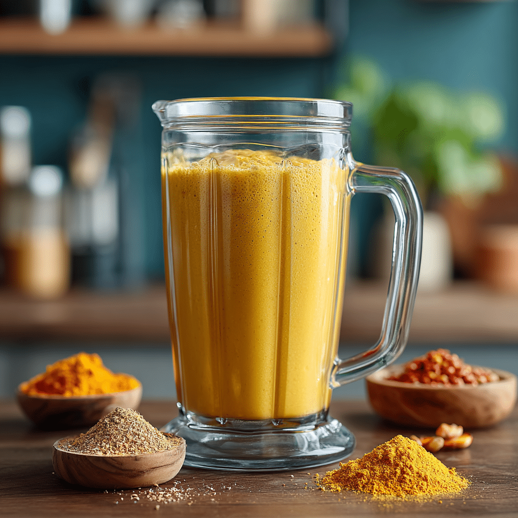 Turmeric Mango Smoothie Recipe (Easy & Healthy)