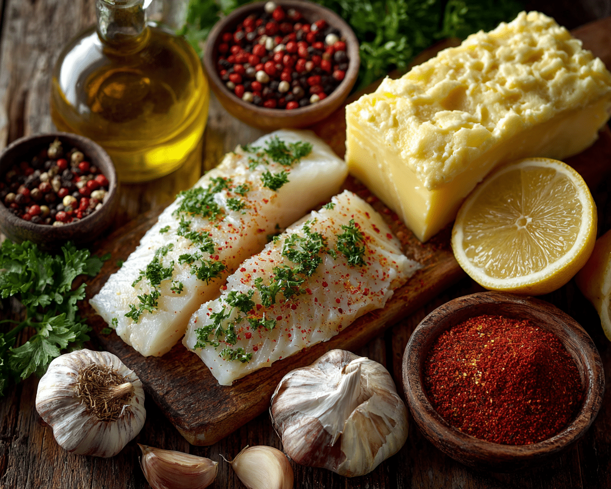 Garlic Butter White Fish Skillet Recipe