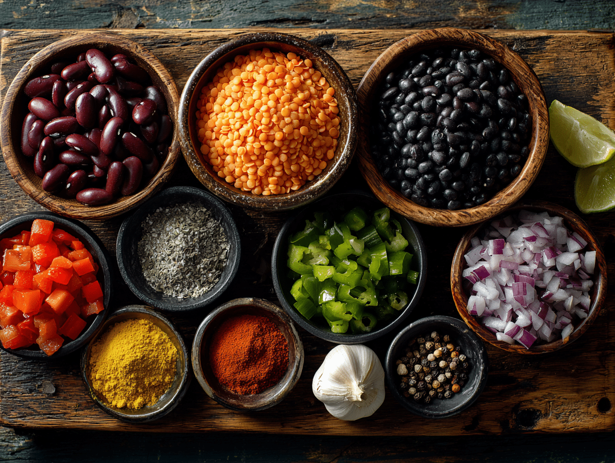 Plant-Based Chili with Beans – Easy Vegan Recipe