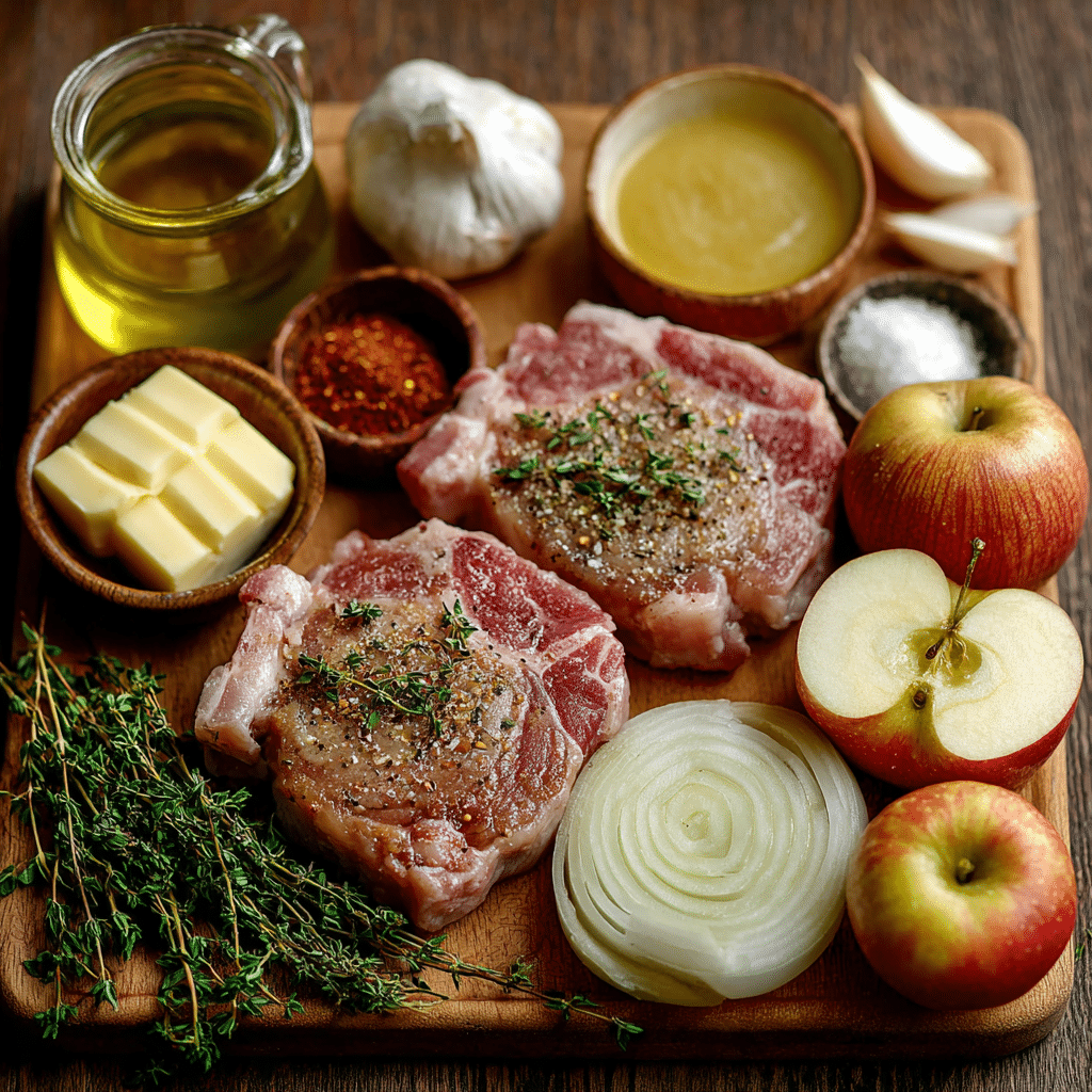 Apple Dijon Pork Skillet | Easy Juicy Pork Chops