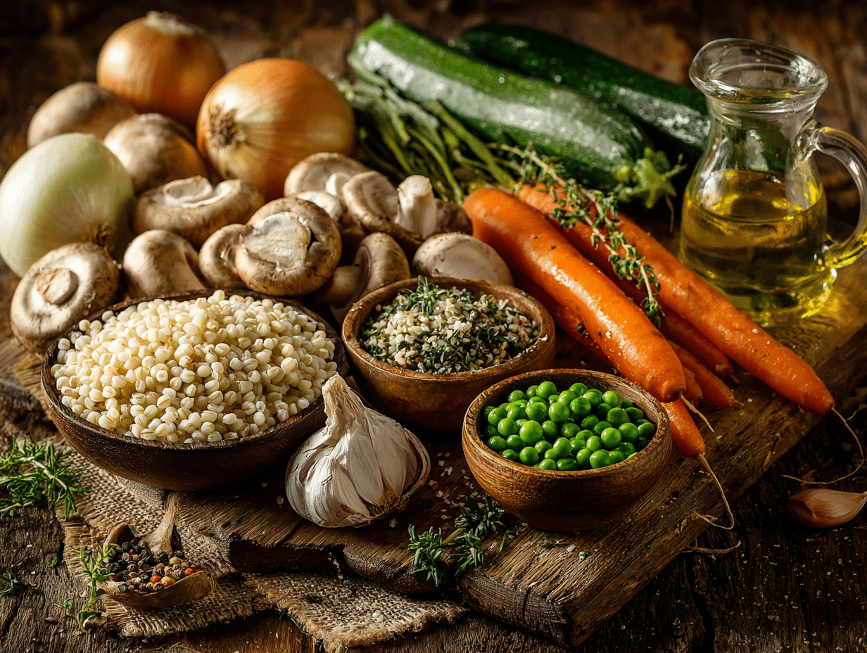 Veggie-Packed Barley Risotto Recipe